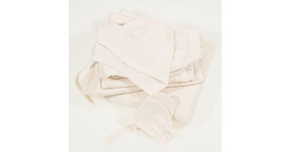 Set scos bebe din maternitate - bumbac organic crem la 256.99Lei | liloo