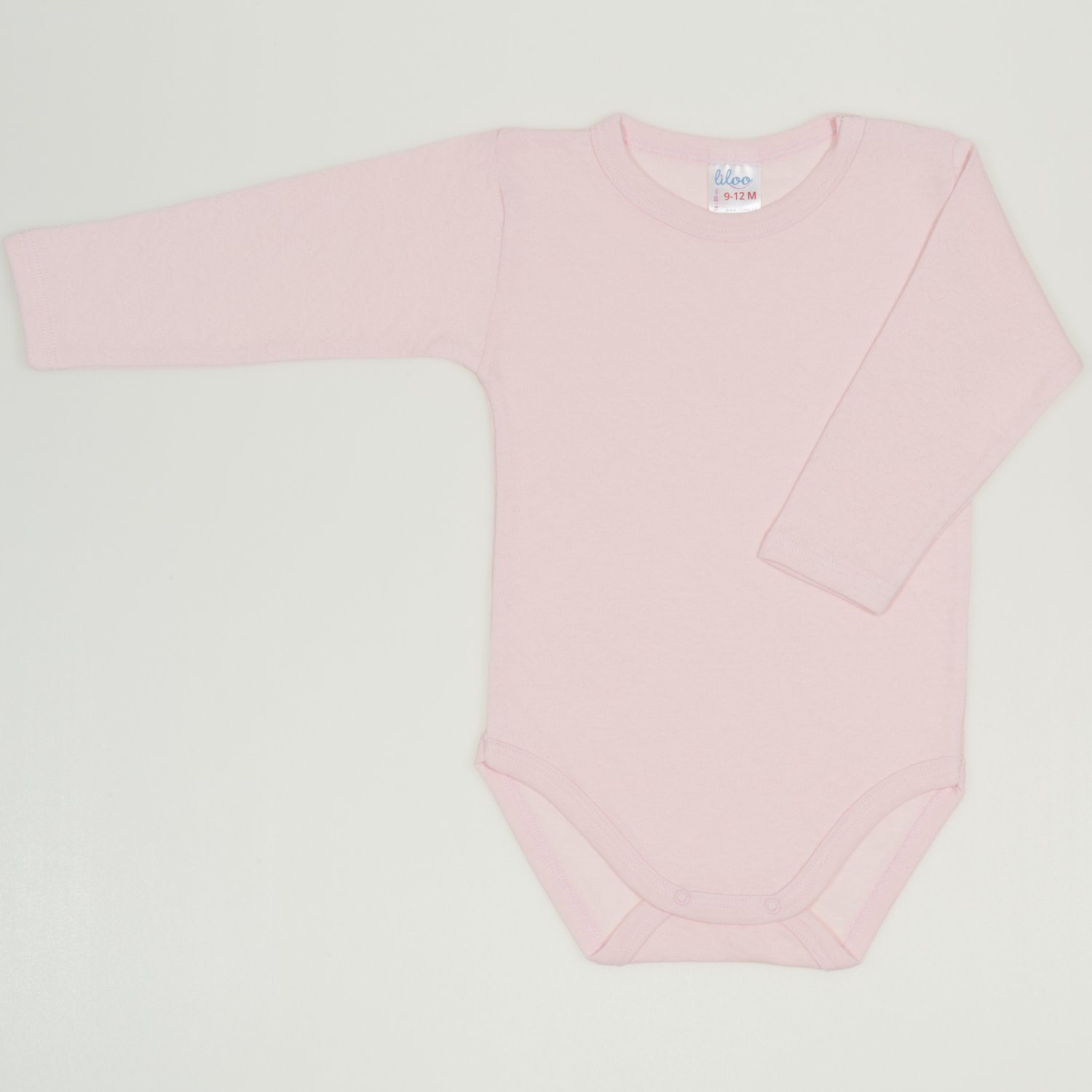 Body maneca lunga roz pal - material multistrat premium cu model la 20 ...